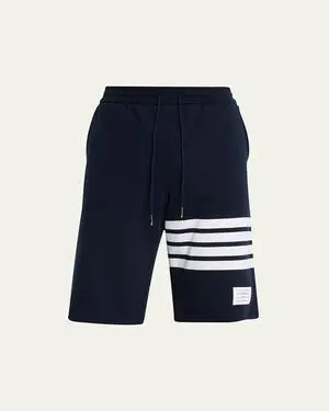Thom Browne 4-bar Terry Sweat Shorts - Navy