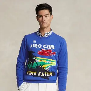 Ralph Lauren Cotton Graphic Sweater Multi