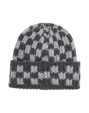8 BY YOOX Recycled Wool Checked Beanie Hat