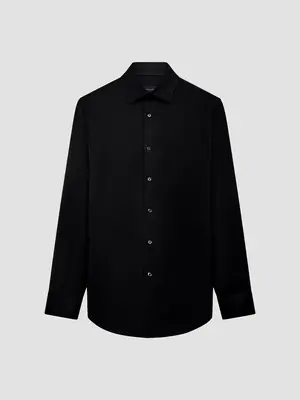 Bugatchi Ooohcotton Tech Button-up Shirt - Black