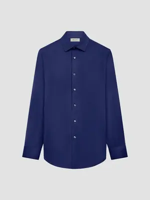Bugatchi Ooohcotton Tech Button-up Shirt - Navy