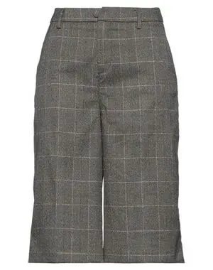 Liu Jo Checked High-waisted Bermuda Shorts