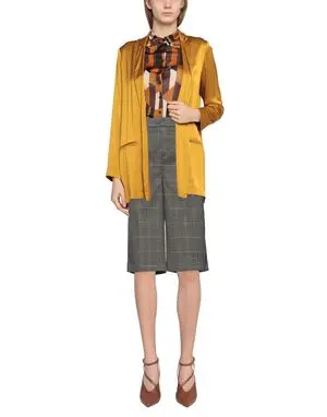 Liu Jo Checked High-waisted Bermuda Shorts