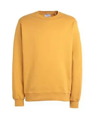 Colorful Standard Man Sweatshirt Grey Size Xs Organic Cotton Yellow
