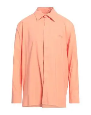 MSGM Shirt Military Size Viscose, Polyester - Salmon Pink