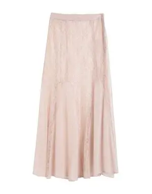 Topshop Lace Maxi Flared Skirt