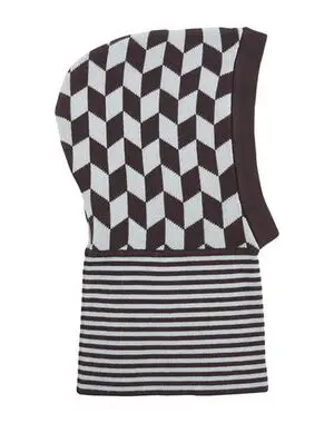8 BY YOOX Geometric Print Balaclava - Grey