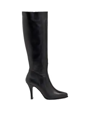 8 BY YOOX Leather Square-toe Calfskin Boots