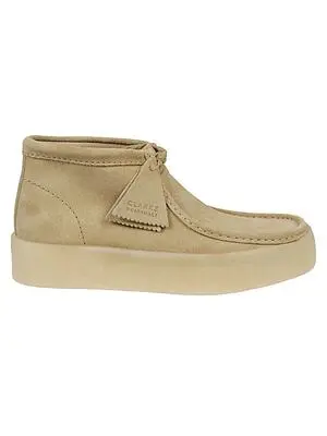 Clarks Wallabee Cup Bt Suede Leather Shoes - Brown