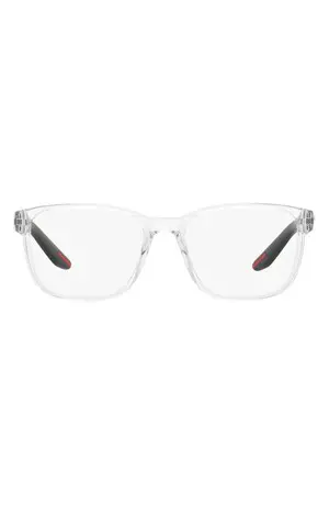 Prada 57mm Pillow Optical Glasses - Crystal