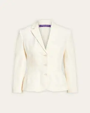 Ralph Lauren Elitsa Tailored Blazer Jacket - Butter