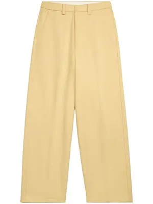 Ami Paris Mid Rise Pants For Women