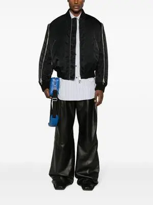 Off-White Oversized Striped Cotton Shirt
