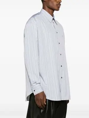 Off-White Oversized Striped Cotton Shirt