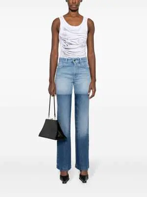 PETER DO Combo Straight-leg Jeans