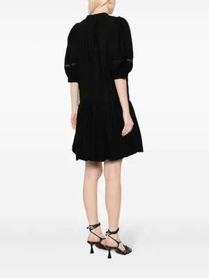 Sea Loren V-neck Cotton Minidress