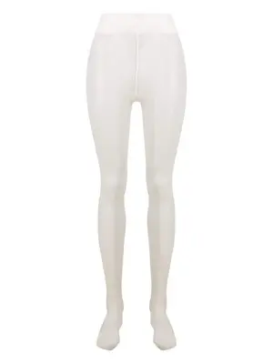 Wolford Cotton Rib Tights - White