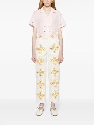 BODE Buttercup Embroidered Trousers
