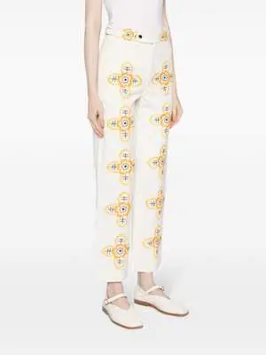 BODE Buttercup Embroidered Trousers