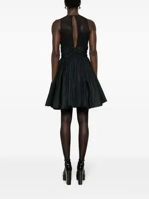 Pinko V-neck Pleated Dress