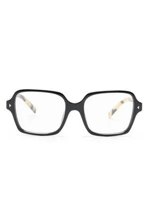 Prada Tortoiseshell Square Frame Glasses - Brown