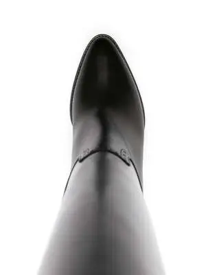 Ralph Lauren Brently 100mm Knee-high Leather Boots