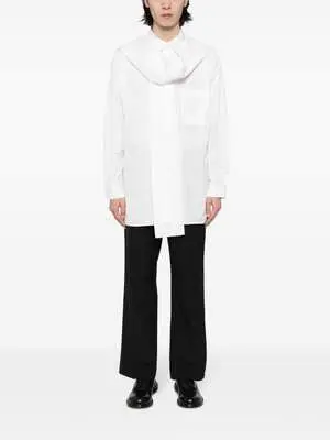 Yohji Yamamoto Detachable-collar Cotton Shirt