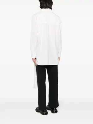 Yohji Yamamoto Detachable-collar Cotton Shirt