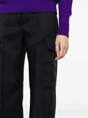 Stella McCartney Pressed-crease Cargo Trousers