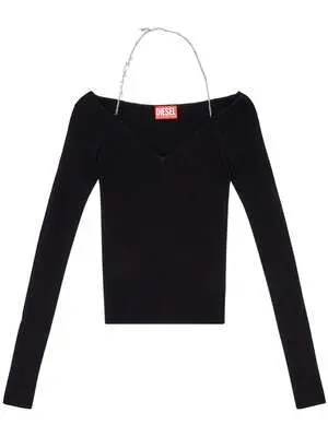 DIESEL® M-april Chain-embellished Top