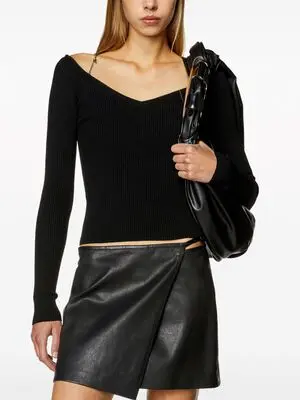 DIESEL® M-april Chain-embellished Top