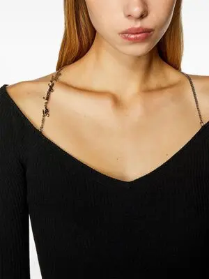 DIESEL® M-april Chain-embellished Top