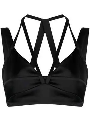 REV Strap-detail Sleeveless Cropped Top