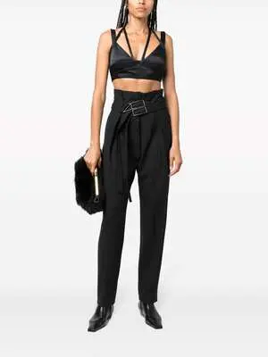 REV Strap-detail Sleeveless Cropped Top