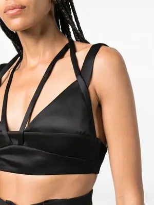 REV Strap-detail Sleeveless Cropped Top