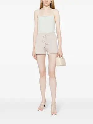 TEDDY CASHMERE Portofino Drawstring Shorts - Neutrals