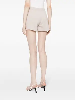 TEDDY CASHMERE Portofino Drawstring Shorts - Neutrals