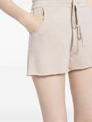 TEDDY CASHMERE Portofino Drawstring Shorts - Neutrals