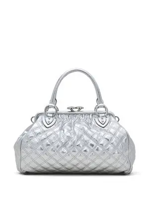 Marc Jacobs Re-edition Quilted Stam Bag - Silver