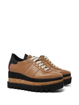 Stella McCartney 80mm Sneak-elyse Platform Sneakers - Brown