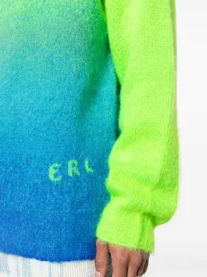 ERL Gradient Intarsia-logo Jumper