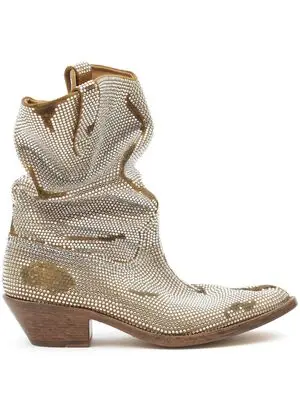 MAISON MARGIELA Tabi 55mm Slouchy Western Boots - Neutrals