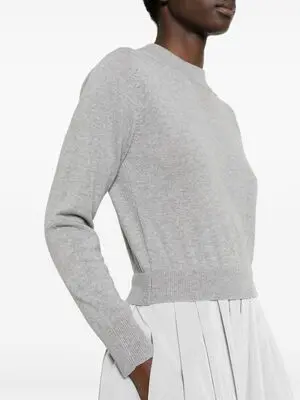 Peserico Knitted-panel Flared Midi Dress