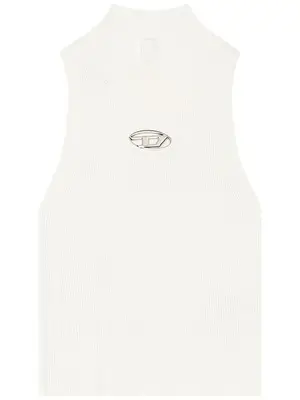 DIESEL® M-onervax Mock-neck Top - White