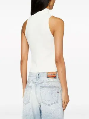DIESEL® M-onervax Mock-neck Top - White