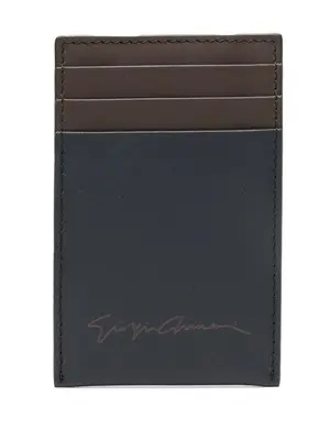 Giorgio Armani Logo-print Leather Cardholder