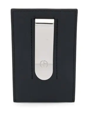 Giorgio Armani Logo-print Leather Cardholder