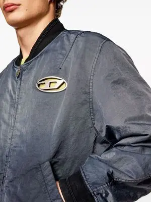 DIESEL® J-kepes Bomber Jacket - Grey