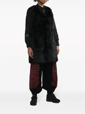BLACK COMME DES GARÇONS Tartan-check Panel Trousers