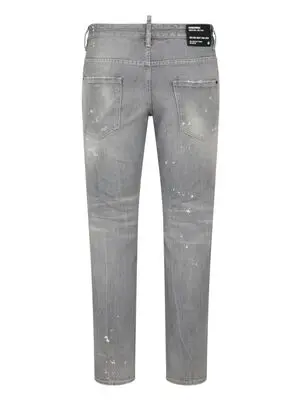 Dsquared2 Distressed Paint-splatter Jeans
